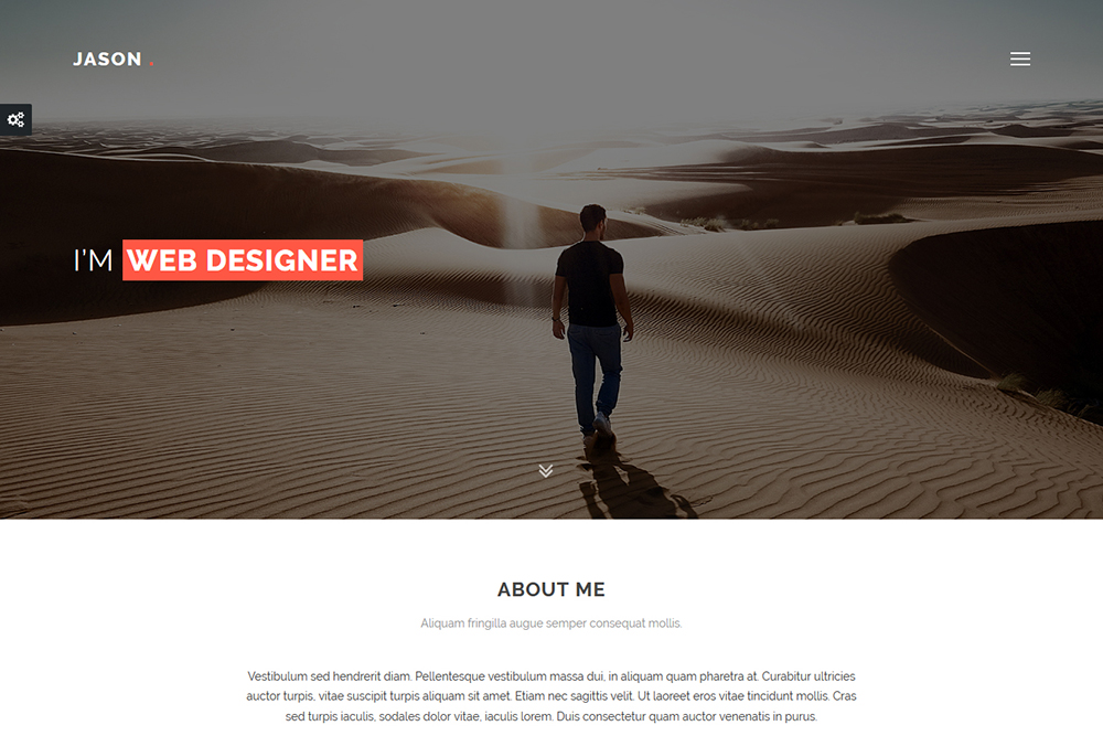 Jason - Personal Portfolio Template - AthenaStudio