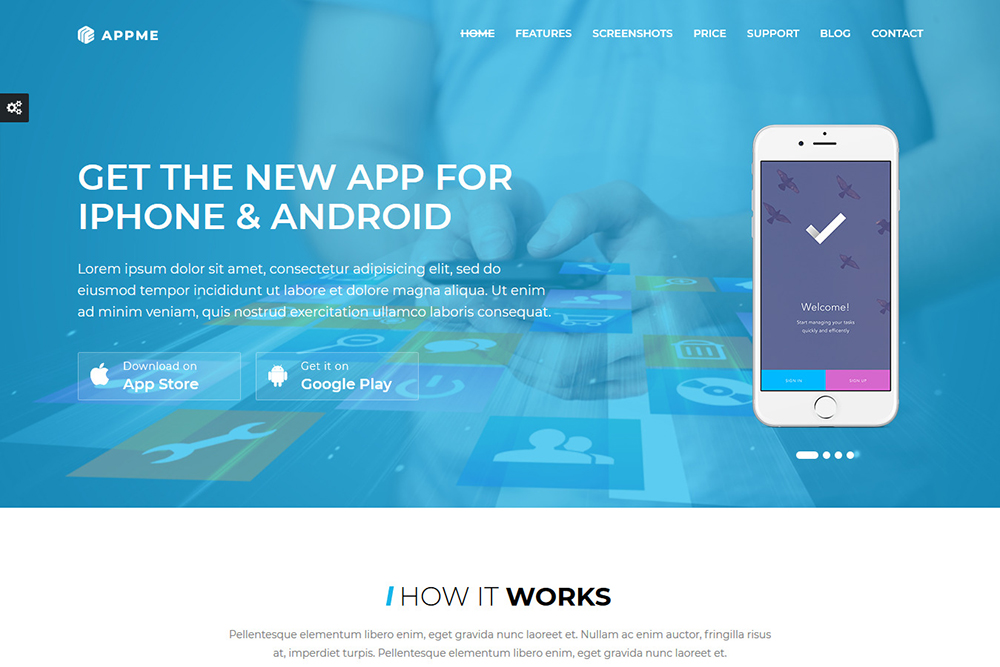 AppMe - App Landing Page WordPress Theme - AthenaStudio